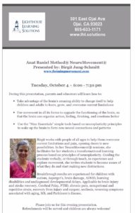 Anat Baniel Method® NeuroMovement®